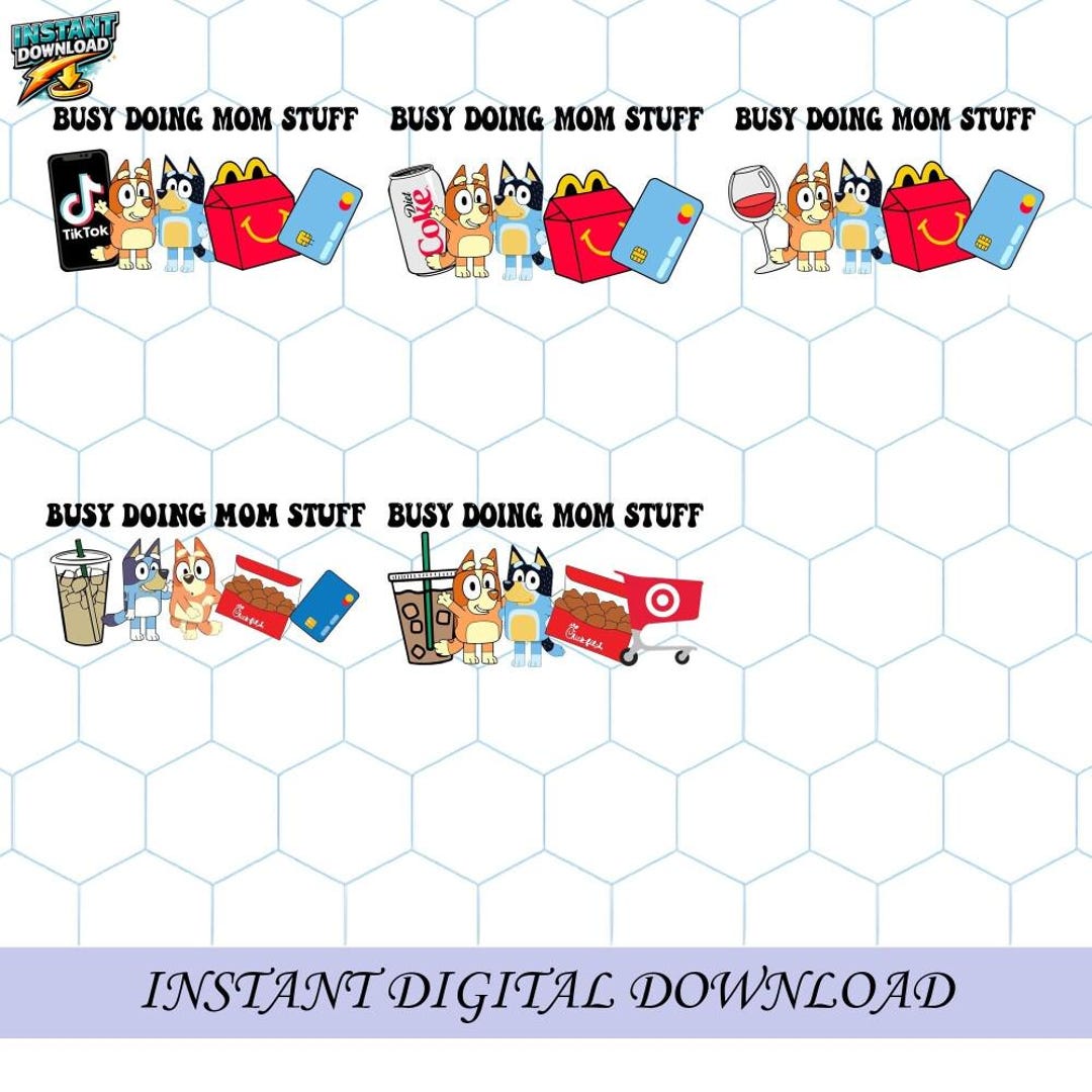 Busy Doing Mom Stuff Bundle Png, Gifts for Mom, Mom Shirts, New Mom Tee ...