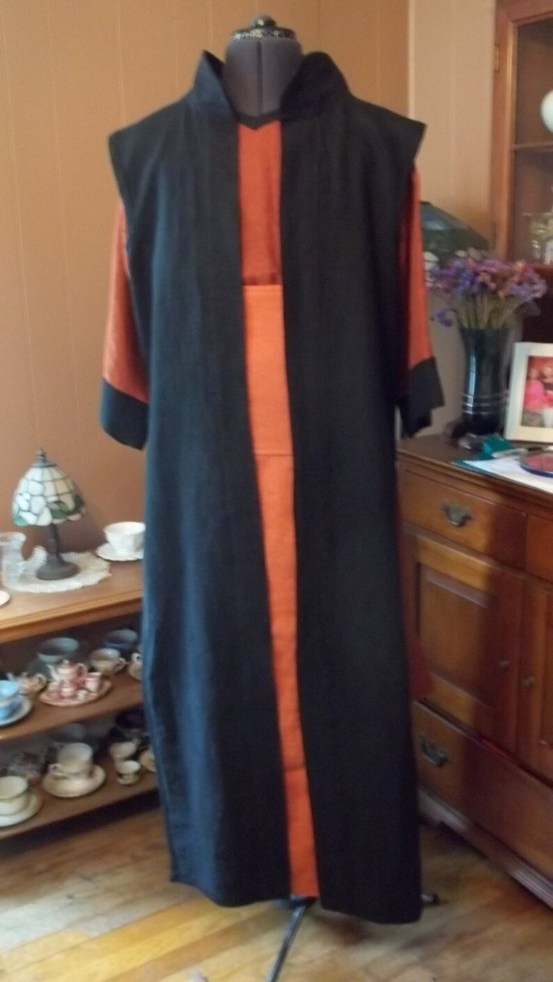 Custom Linen Sleeveless Robes | Etsy