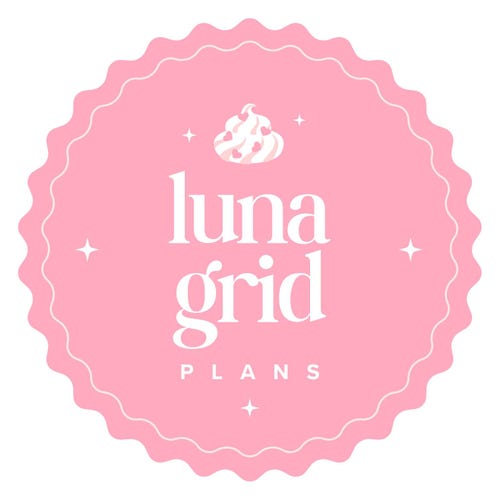 LunaGridPlans - Etsy