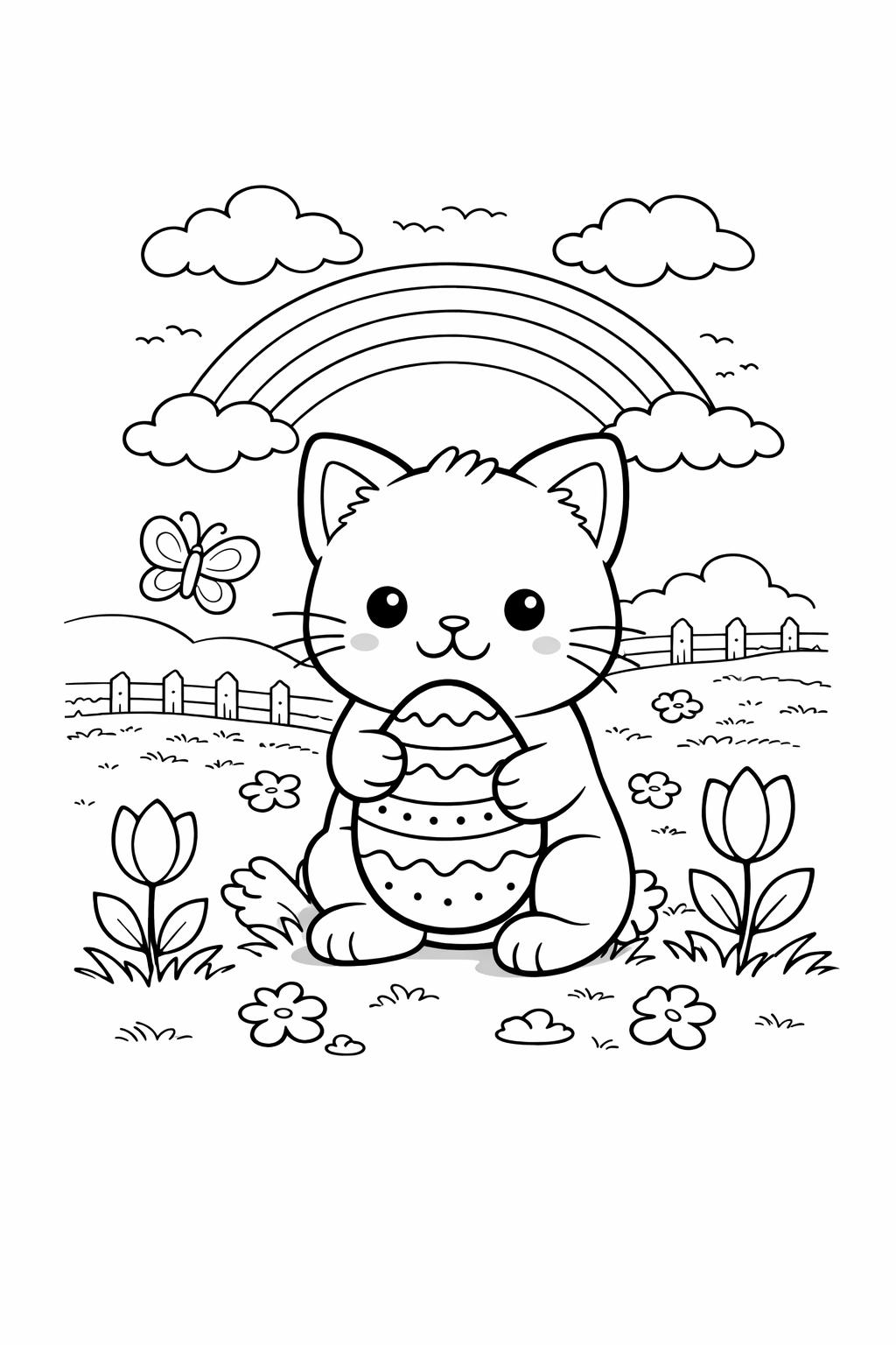 Easter Colouring Pages for Kids | Printable Easter Activity Pack | Cute ...