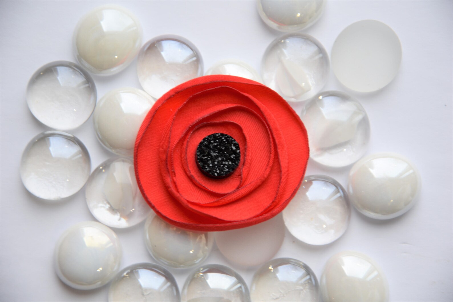 Satin Poppy Pins Red Poppy Pin Poppy Brooch Poppy Lapel | Etsy