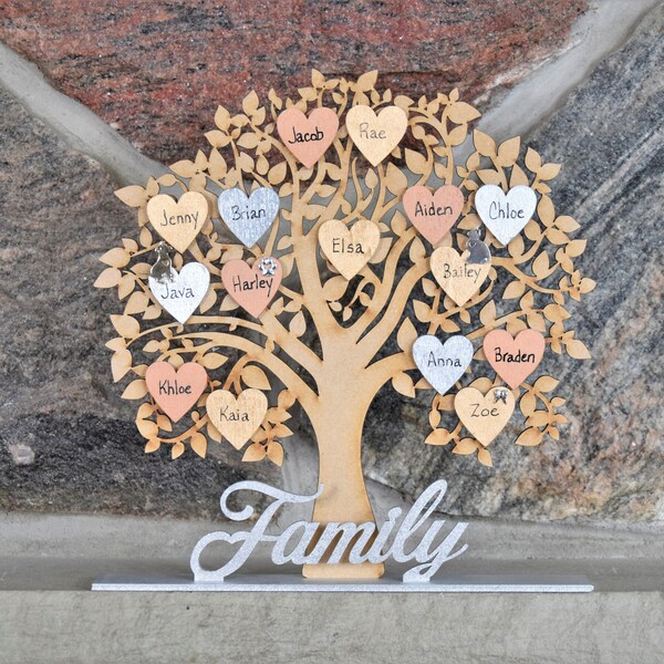 Wooden Family Tree - Etsy
