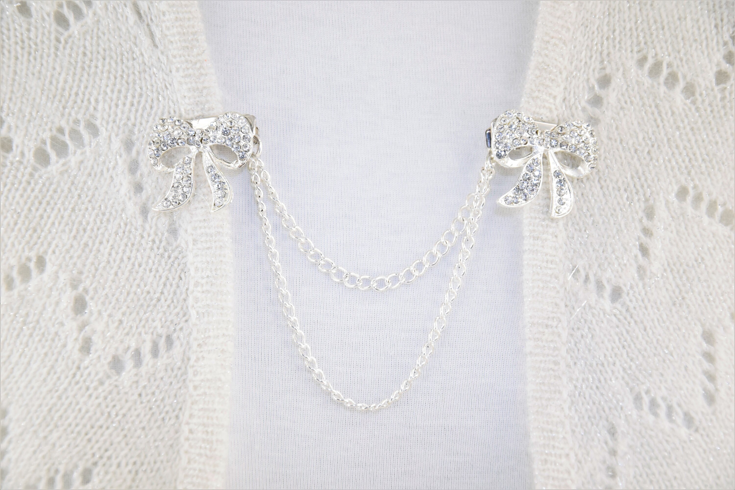 Wedding clips sweater chain sweater clips sweater guard | Etsy