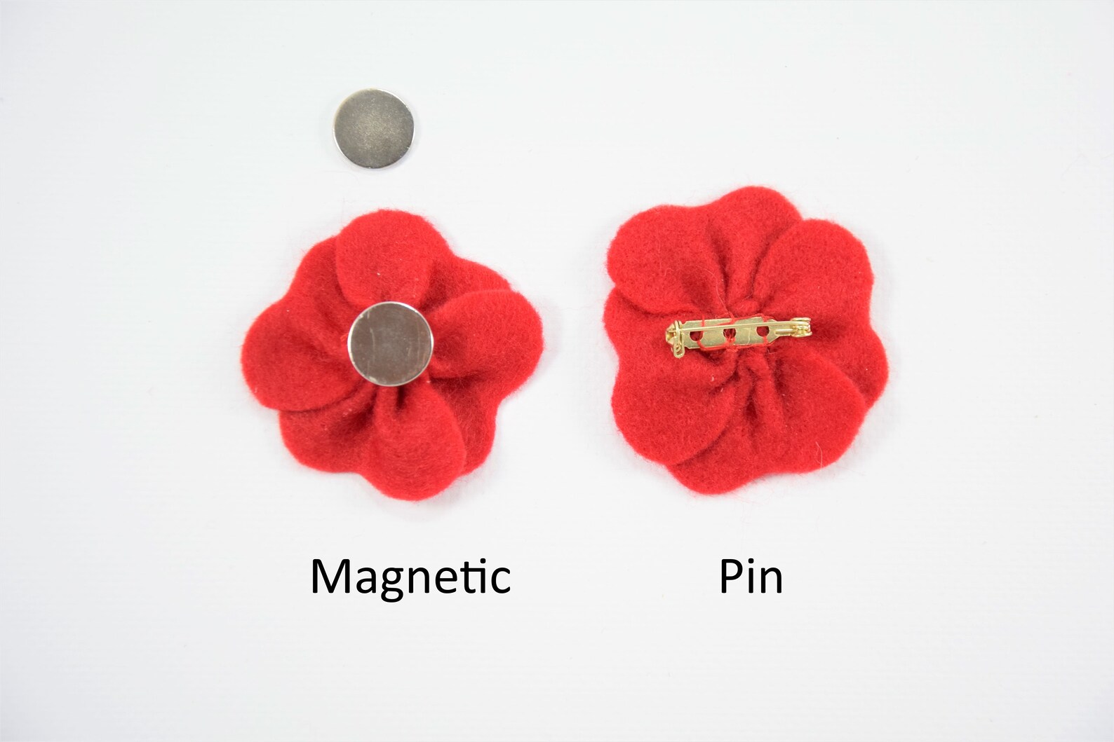 Poppy Brooch Red Poppy Pin Poppy Lapel Pin Remembrance Day | Etsy