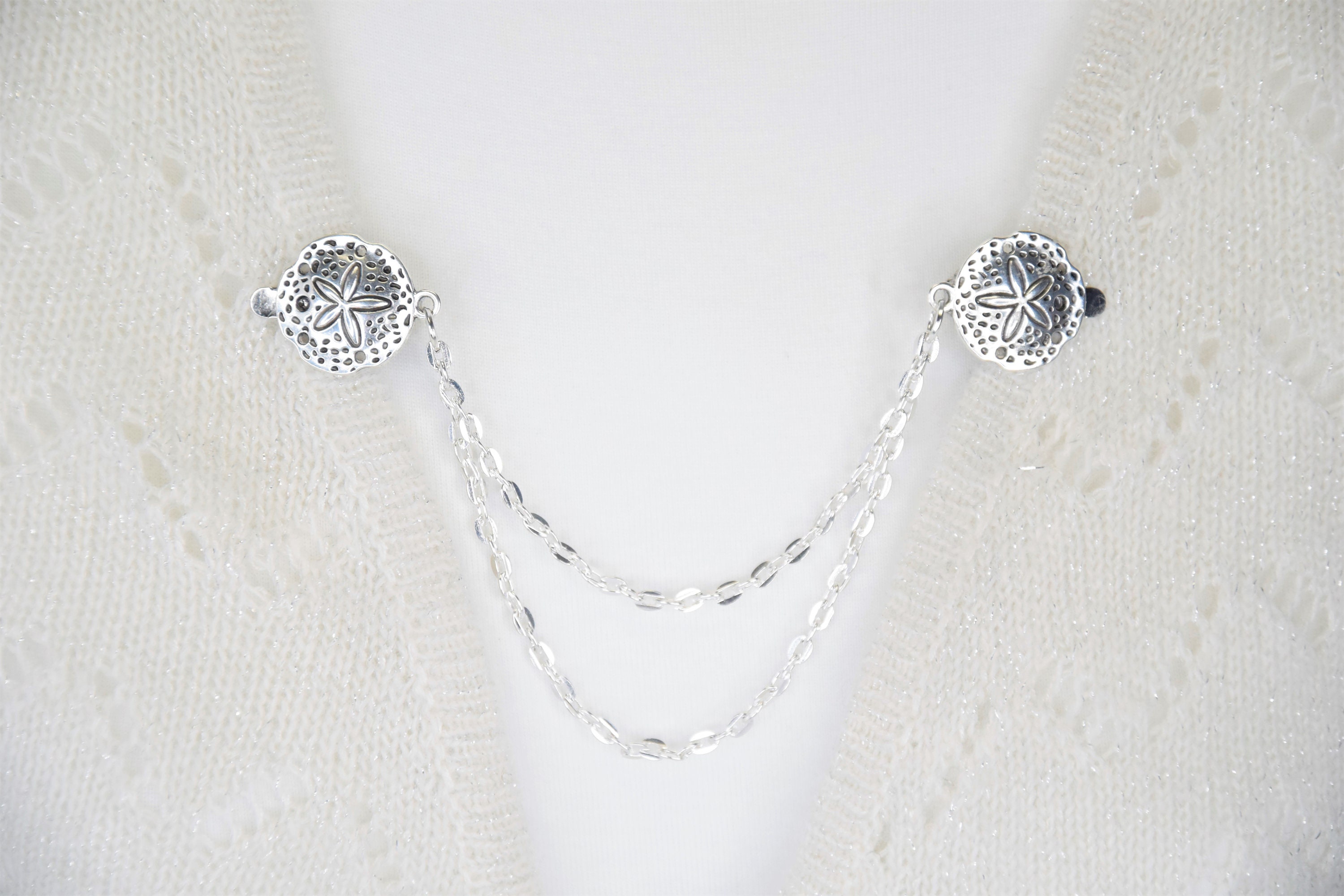 Cardigan clip sweater clasp sweater guard sweater chain | Etsy