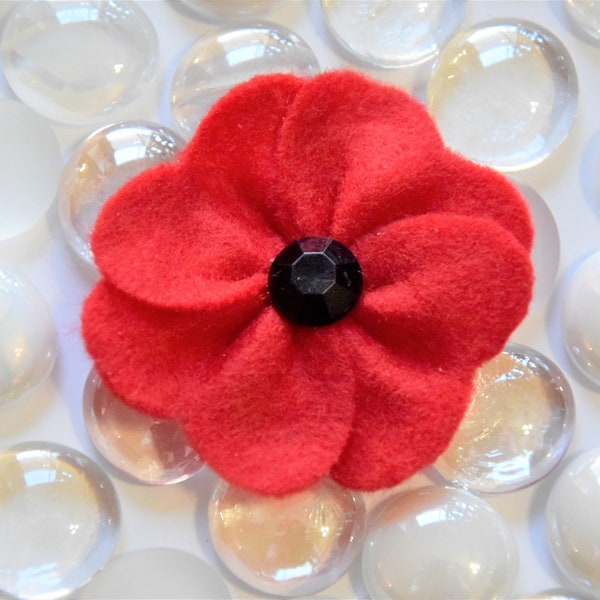 Poppy Lapel Pin - Etsy