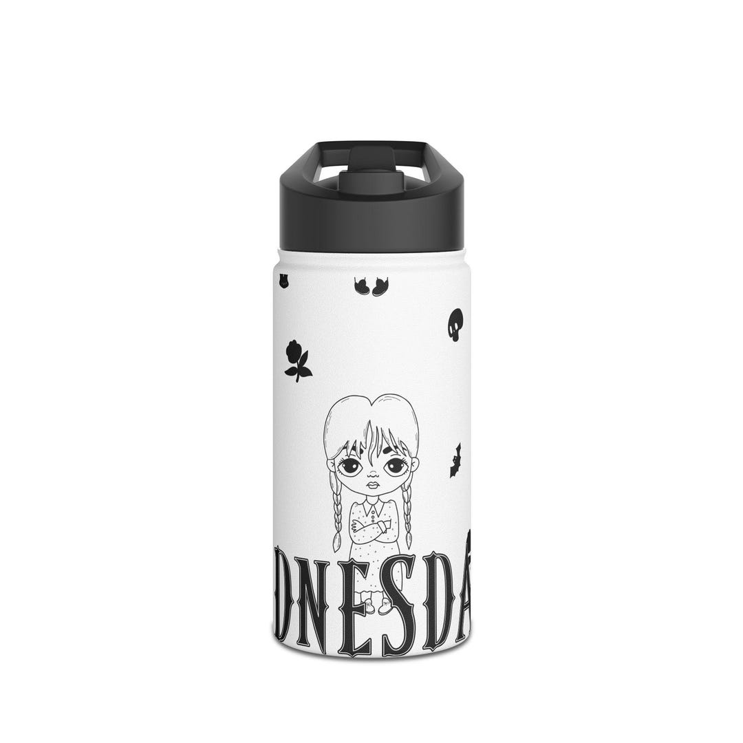 Wednesday Addams Water Bottle - Etsy