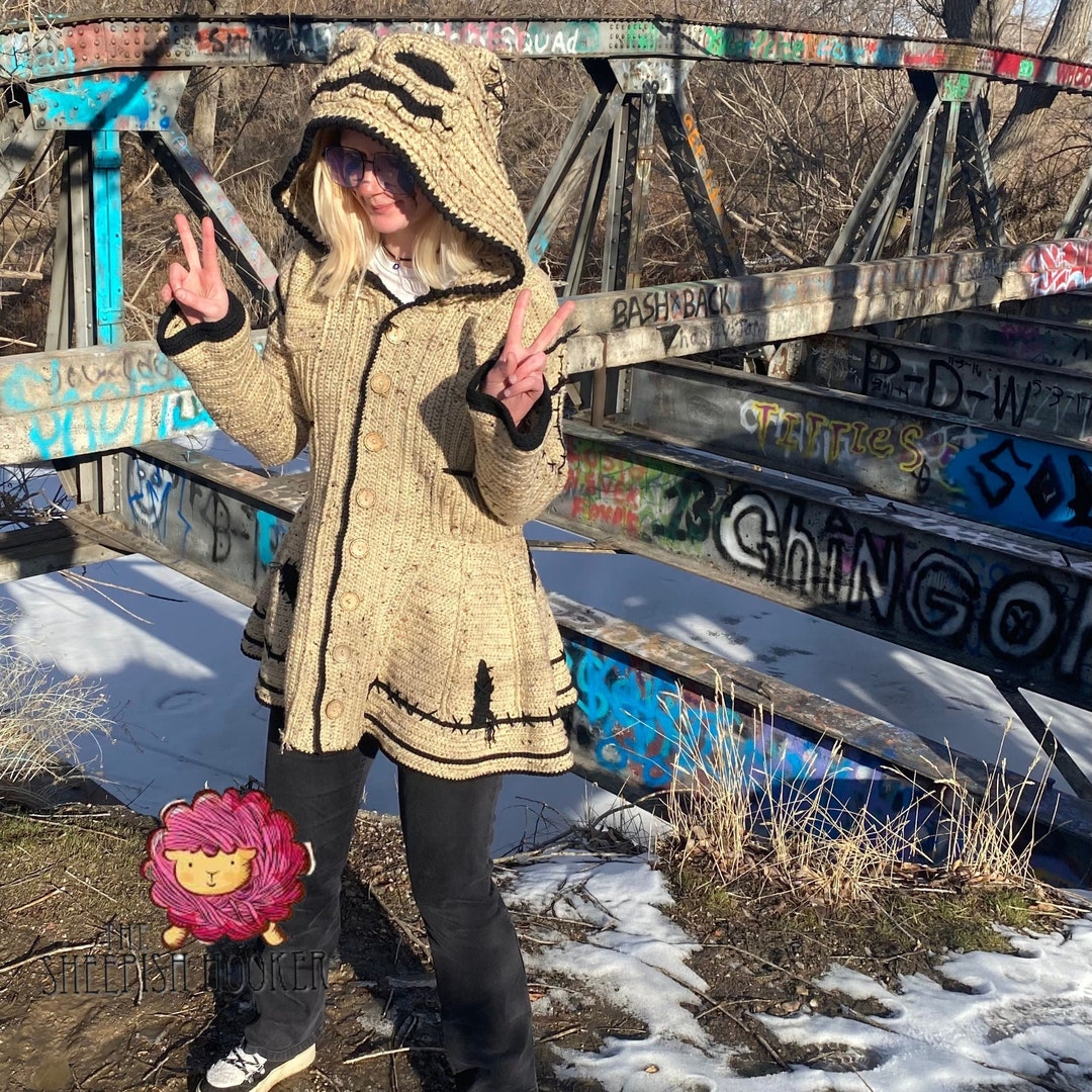 Burlap Boogie Cosplay Coat: Handmade Custom Crochet - Etsy