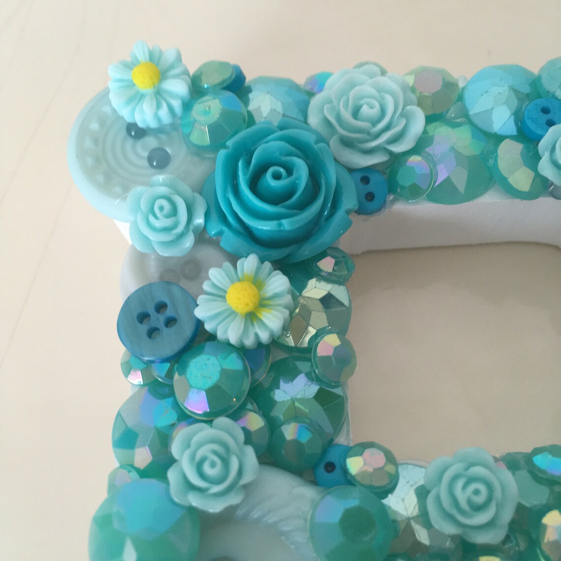 Mini Personalized Letter Button Art Custom Made Monogram - Etsy