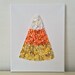 Candy Corn Button Art, Made to Order, Button Art, Wall Art, Decor, Home ...