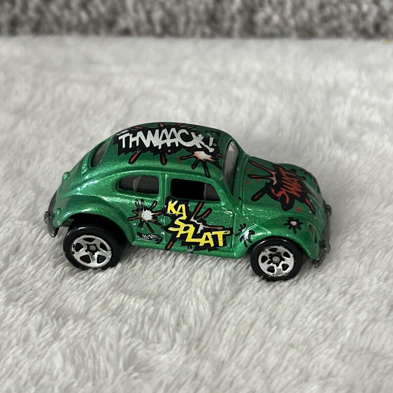 Hot Wheels Green 1988volkswagn VW Bug Metal Bottom Splat the Wack - Etsy