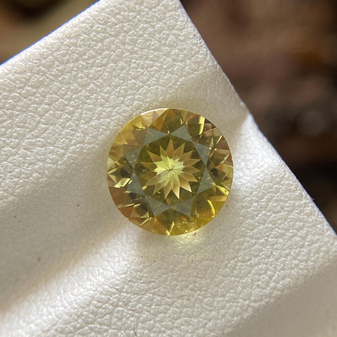 Round Yellow Heliodor Beryl – Natural Unheated Loose Gemstone | 2.15 Ct ...