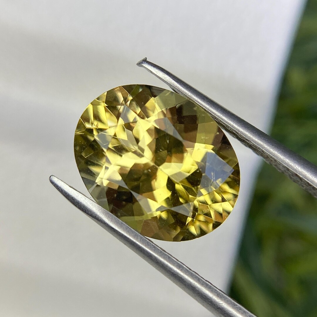 Oval Yellow Heliodor Beryl – Natural Unheated Loose Gemstone | 2.25 Ct ...