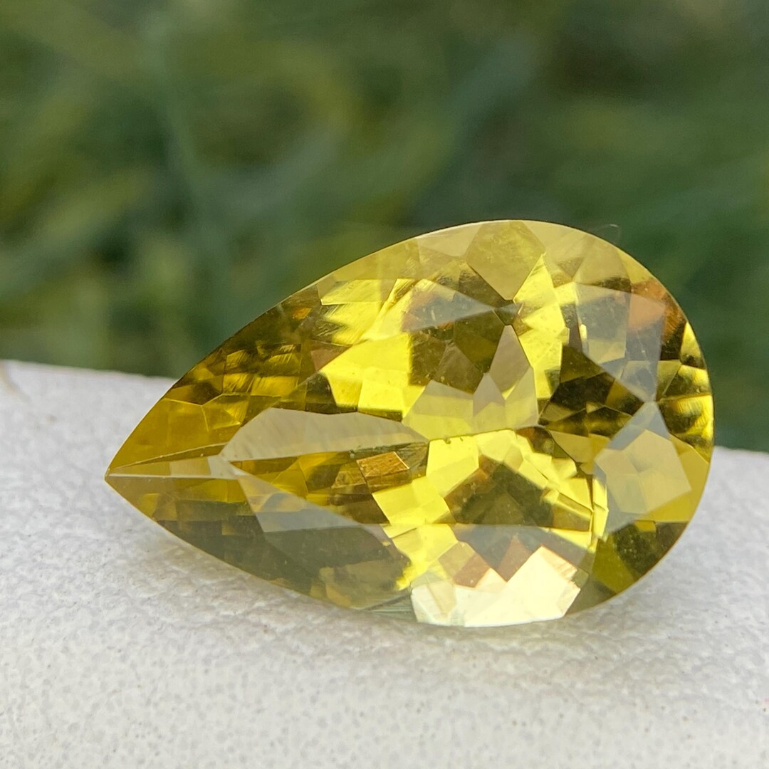 Large Pear Yellow Heliodor – Natural Loose Beryl Gemstone | 2.75 Ct - Etsy