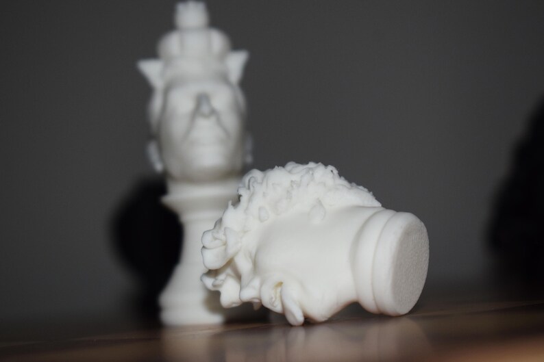 Personalized Chess Set With Faces, 3D Printed Pieces, Gift for Friends ...