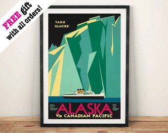 Alaska poster | Etsy