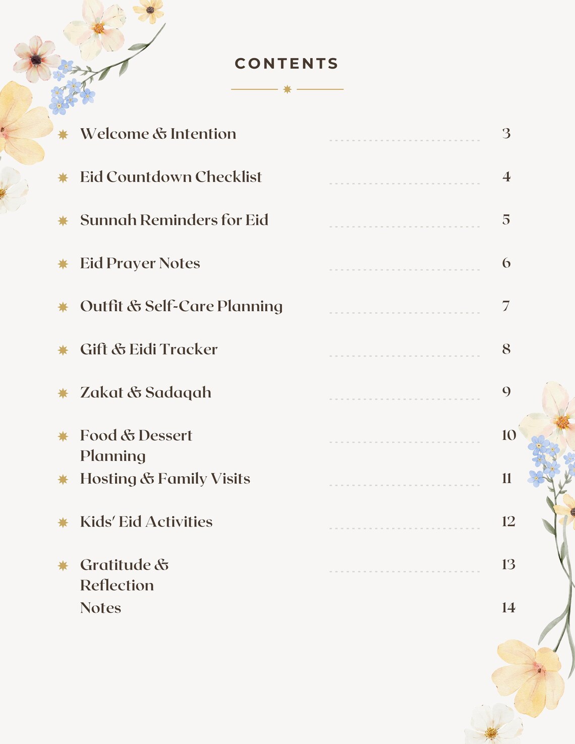 Eid Planner and Checklist 2026 | Muslim Women's Digital Organizer ...