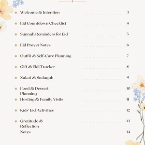 Eid Planner and Checklist 2026 | Muslim Women's Digital Organizer ...