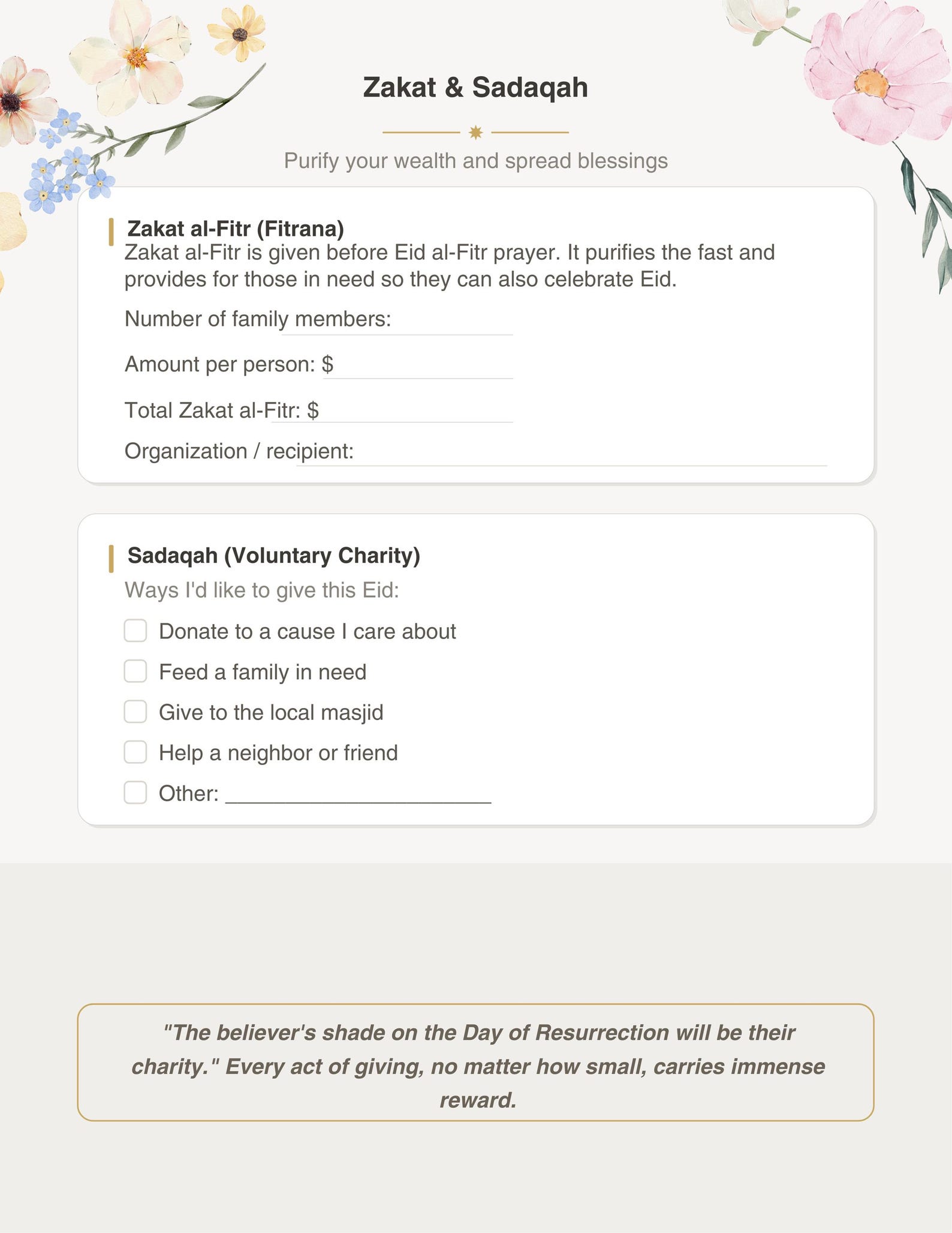 Eid Planner and Checklist 2026 | Muslim Women's Digital Organizer ...
