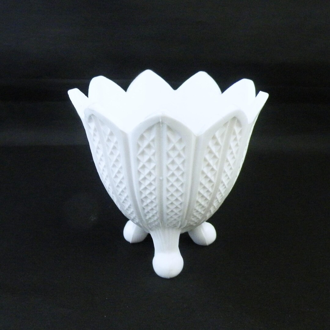 Sowerby Victorian Milk Glass Posy Vase 1876 - Etsy