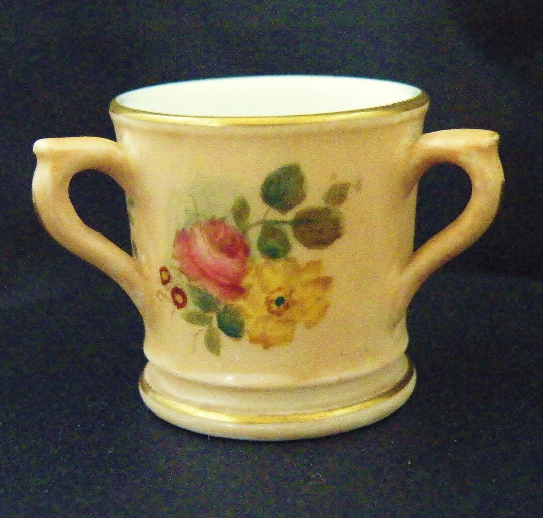 Antique Miniature Royal Worcester Tyg 3 Handled Mug Porcelain - Etsy