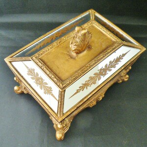 Vintage Mirror Casket French Empire Style Hollywood Regency - Etsy