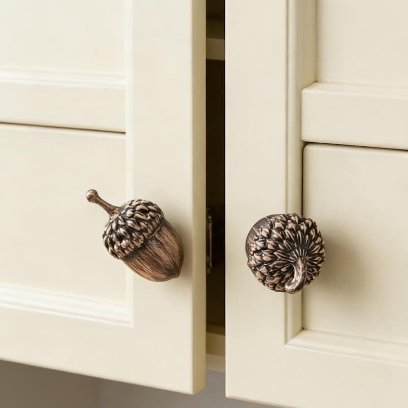 Cabinet Hardware Acorn - Etsy