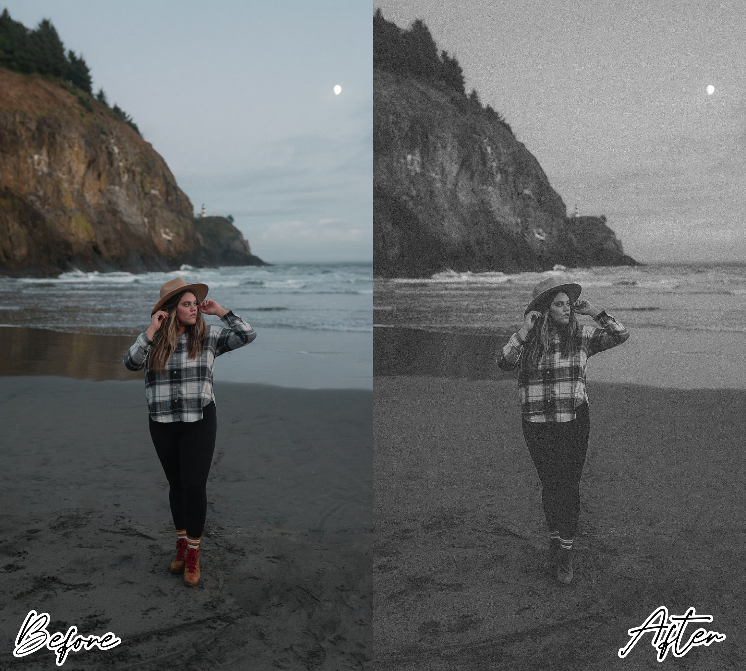 10 Film Grain Lightroom Mobile and Desktop Presets Vsco | Etsy