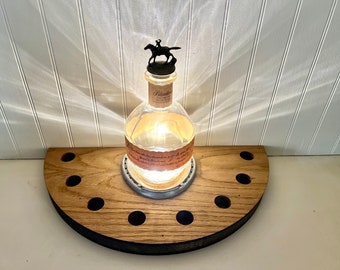 Custom Blanton's Bourbon Stopper Display Stand live Edge - Etsy