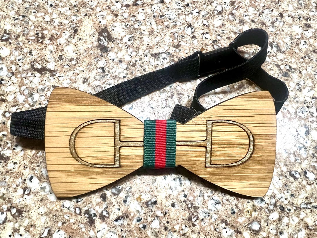 Snaffle Bit Wood Bow Tie - Etsy