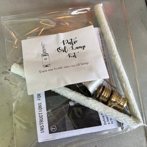 Bottle Oil Lamp Kit - Etsy