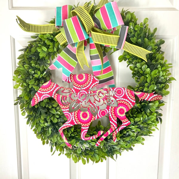 Derby Wreath - Etsy