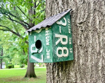 FREE SHIPPING Birdhouse State License Plate Bird Nest Colorado Made - Etsy