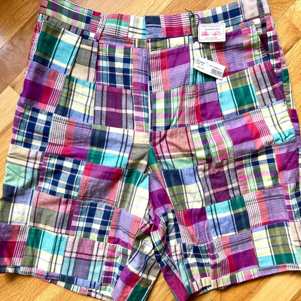 Madras Plaid Shorts - Etsy