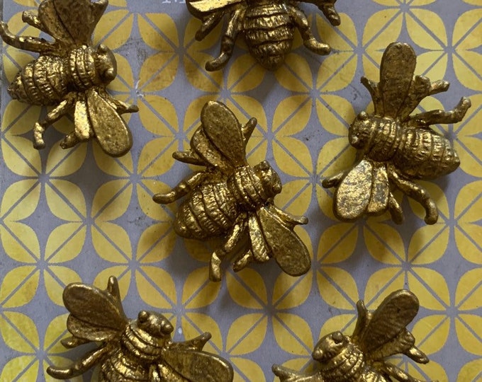 Set of 6 Bee Magnets - Etsy