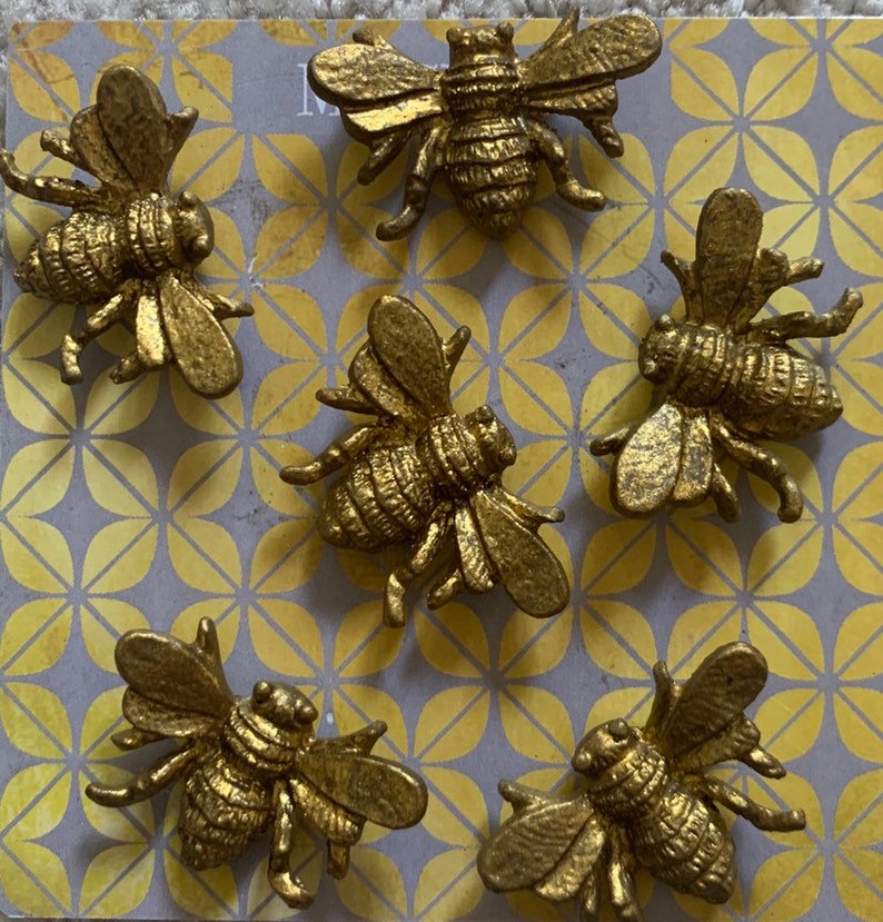 Set of 6 Bee Magnets - Etsy