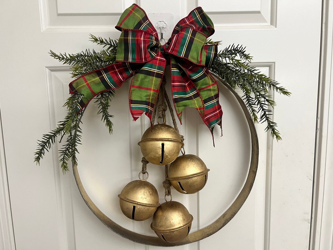 Jingle Bell Wreath - Etsy