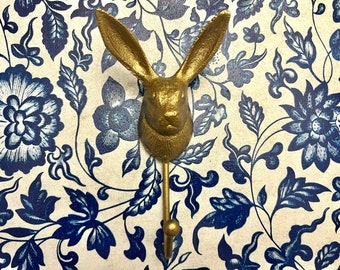 Gold Rabbit Multi Hook Hare Antique Gold Finish Hangers - Etsy