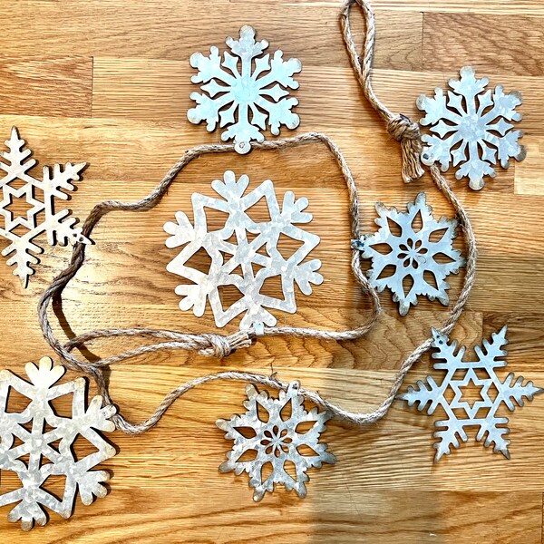 Snowflake Garland - Etsy