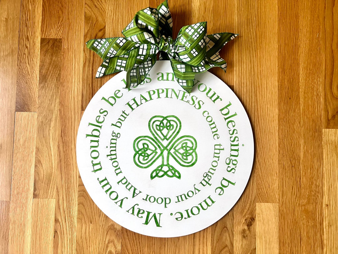 Irish Blessings Door Hanger - Etsy
