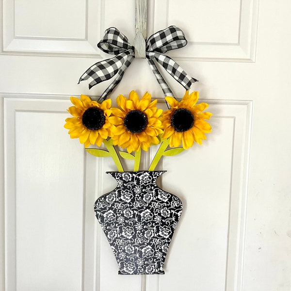 Flower Door Hanger - Etsy