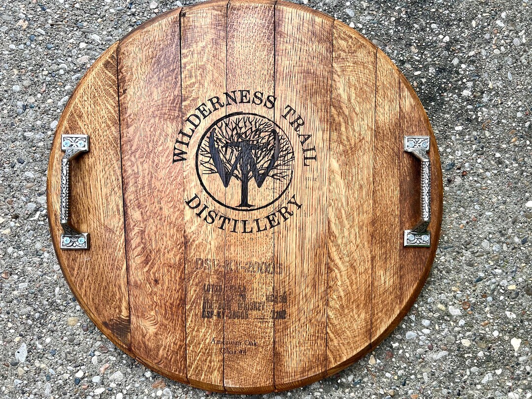 Bourbon Barrel Tray - Etsy