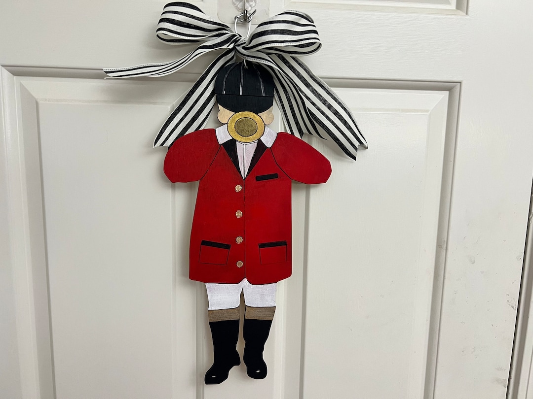 Derby Bugler Door Hanger - Etsy