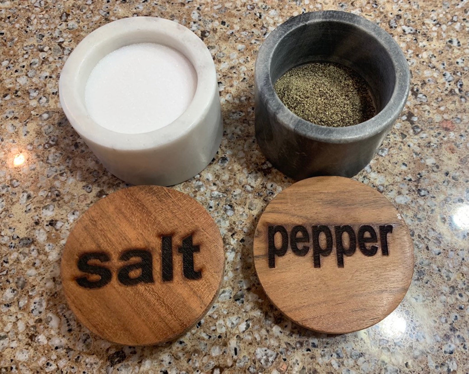 Salt & Pepper Crocks - Etsy
