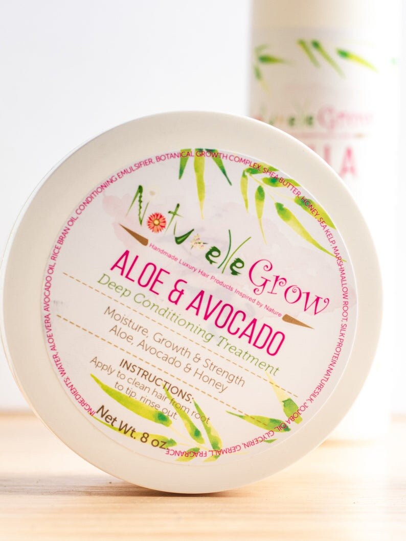 Aloe & Avocado Hair Growth Deep Hair Conditioner Naturelle | Etsy