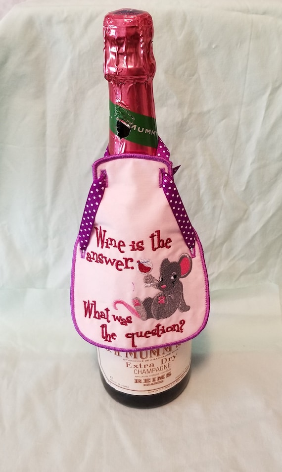 Mouse Drinking Wine