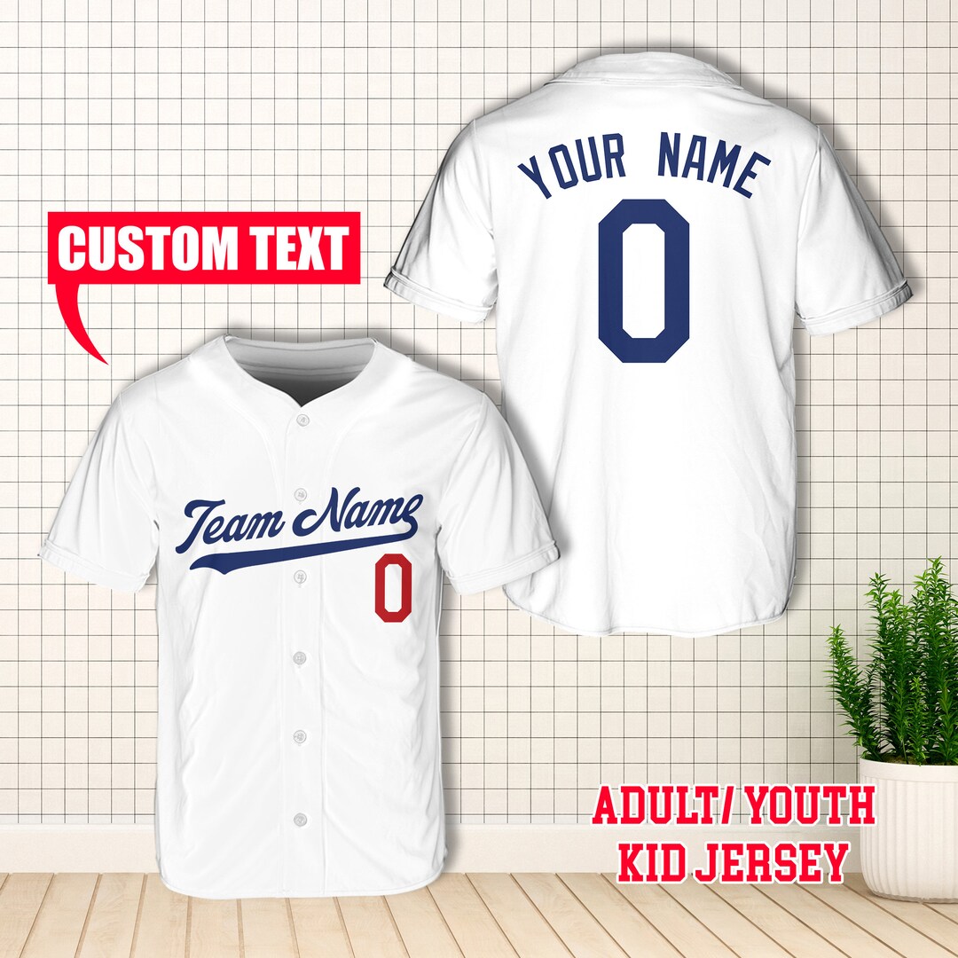 Custom Request Color Baseball Jersey for Baseball Fans Personalized ...
