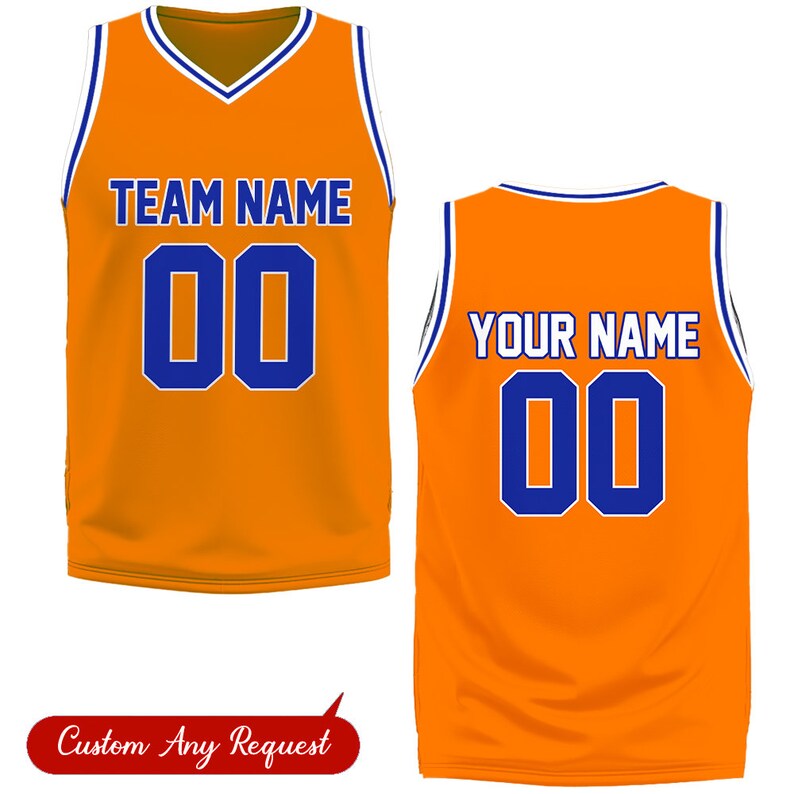 Personalized Basketball Jersey Team Name & Number, Custom Basketball ...