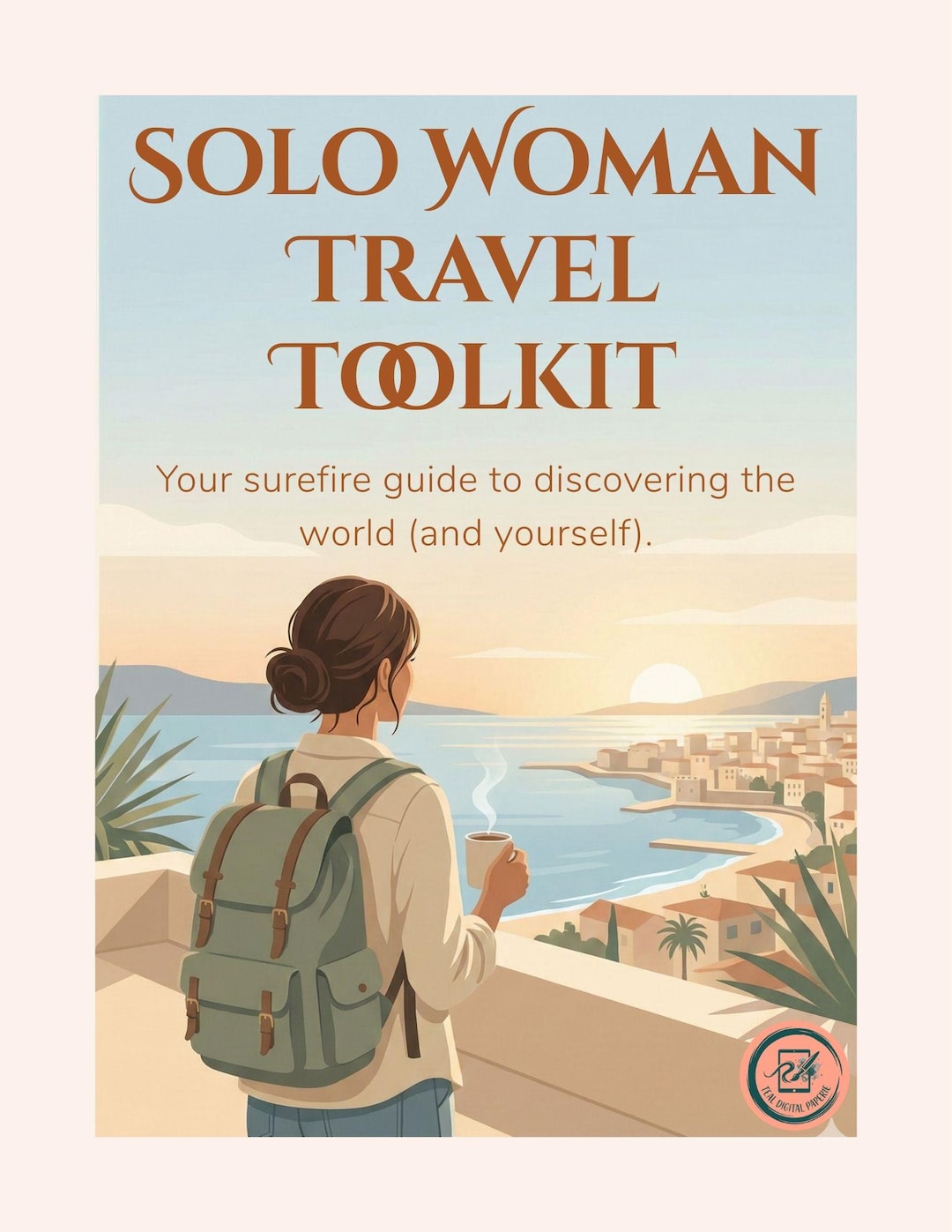 Solo Woman Travel Guide – Digital Planner & Journal (PDF Download) - Etsy
