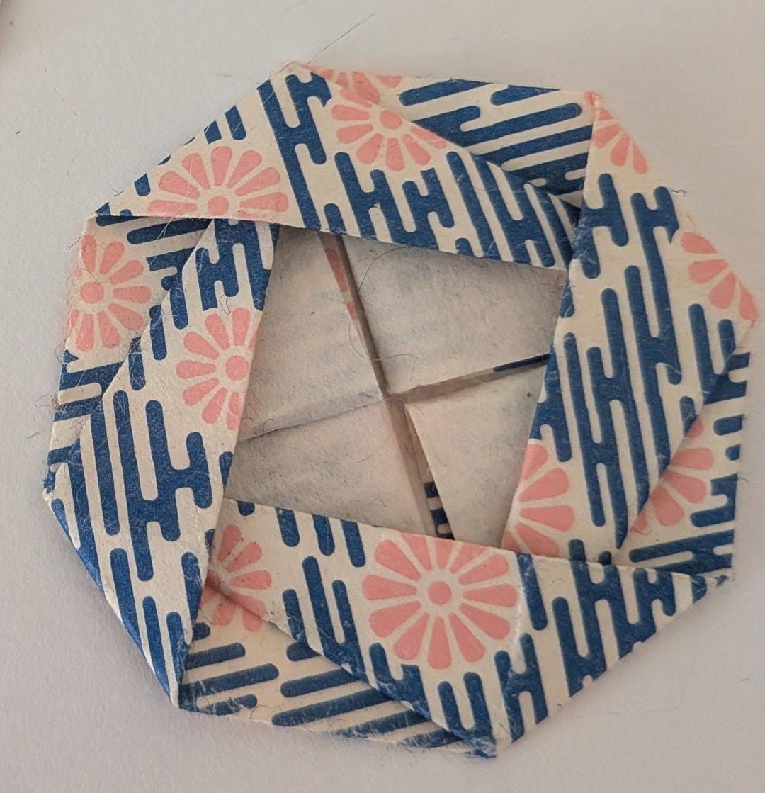 Folding Instructions – Octagonal Tato | Envelope - Traditional Japanese ...